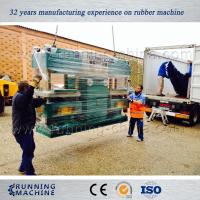 China Car Mat Polishing Rubber Vulcanizing Press Machine for sale