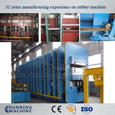 China Curing Press Frame Type Platen Rubber Vulcanizing Machine for sale