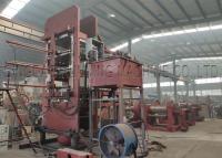 China 600T Pressure 3 Layers Working Platen Solid Tires Hydraulic Molding Press Machine for sale