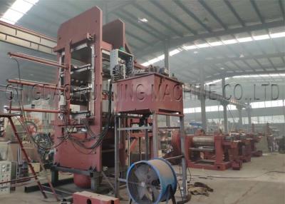 China 600T Pressure 3 Layers Working Platen Solid Tires Hydraulic Molding Press Machine for sale