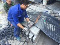 China Aluminum Alloy Conveyor Belt Rubber Splicing Machine for sale