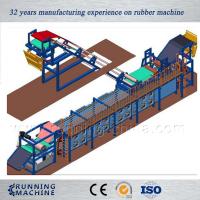 China Thick 12mm Hydraulic Rubber Batch Off Machine Air Cooling for sale
