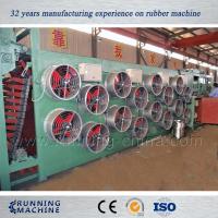 China Thick 12mm Hydraulic Rubber Batch Off Machine Air Cooling for sale