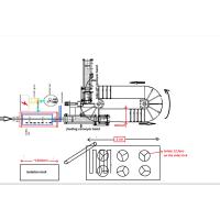China Integrated 1500m Hanging Batch Off Machine Adjustable Cutting for sale