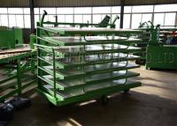China Tension Spring Type Rubber Sheet / Tire Tread / Inner Tube Strips Transport Trolley for sale