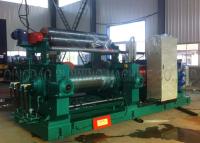 China Open Type 610mm Two Roller Rubber Mixing Mill Machine With Stock Blender for sale