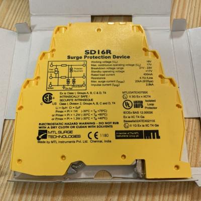 China Eaton SD16R 16V DIN Rail Mount Intrinsically Safe Surge Protector for 4-20mA Signal Loops for sale