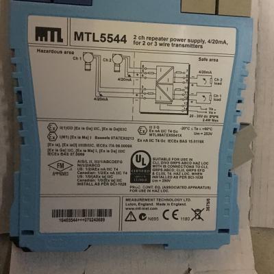 China MTL5544 MTL Safety Barrier Eaton MTL5500 Repeater Power Supply for sale
