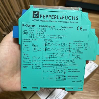 China PEPPERL+FUCHS Isolated Barriers Zener Barrier Switch Amplifier KFD2-SR2-Ex2.W for sale