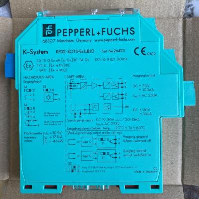 China PEPPERL FUCHS Safety Barrier Switch Amplifier KFD2-SOT3-Ex1.LB.IO 24VDC Supply Zener Barrier for sale