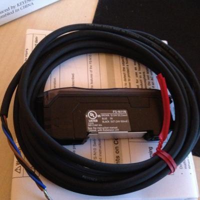 China FS-N11N Keyence Digital Fiber Optic Sensor Fiber Amplifier Cable Type Main Unit NPN for sale