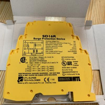 China Eaton SD16X 2.2Ω Low Resistance 25MHz High Bandwidth 20kA Surge Protection Device for 4-20mA Loops for sale