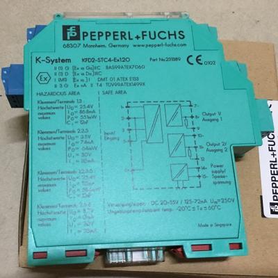 China KFD2-STC5-1.2O PEPPERL+FUCHS Safety Barrier SMART Transmitter Power Supply Zener Barrier for sale