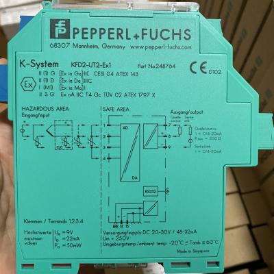 China Pepperl+Fuchs Safety Barrier KFD2-UT2-EX1 1 Channel Isolated Barrier Zener Barrier Isolator for sale