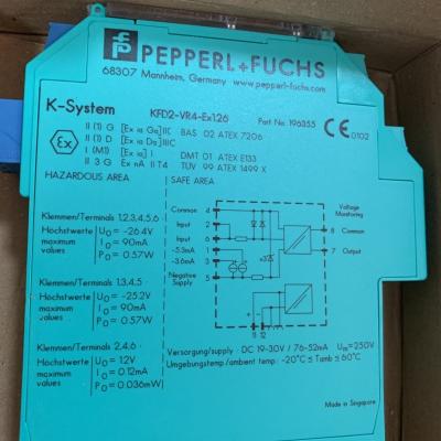 China PEPPERL+FUCHS Isolated Barrier Voltage Repeater KFD2-VR4-Ex1.26 for sale