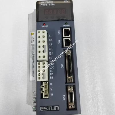 China Estun ProNet-E-08A 750W AC Servo Drive with EtherCAT and 1.2kHz Speed Response for CNC and Packaging Machines for sale