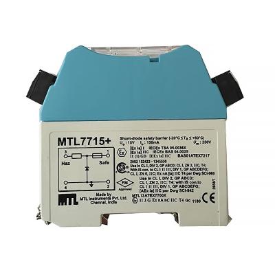 China Eaton Crouse-Hinds MTL7715+ Zener Barrier 15 Vdc 150mA DIN Rail Mount Intrinsic Safety Barrier for sale