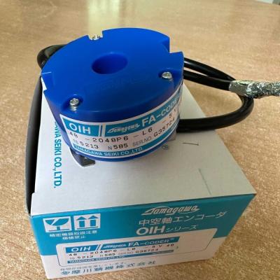 China Tamagawa TS5213N585 Incremental Encoder with 2048 PPR Hollow Shaft 6mm and Line Driver Output for sale