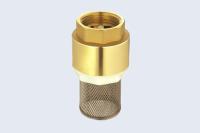 China Brass Spring Check Valve With Filter Brass Fittings PN16 / 232Psi for sale