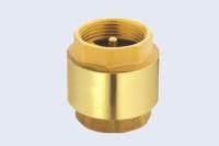 China BSP NPT Brass Check Valve Spring Type With Brass Disc for sale