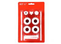 China 1/2 inch Set of Aluminium Radiator Accessories Kits with 2 brackets Packed in a Blister for Radiator for sale