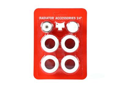 China Aluminium Radiator Mounting Kit 3/4'' 7 Elements For Radiator Installation for sale