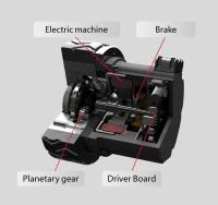China Vertical Installation 14kg 176mm Integrated Drive Wheel for Logistics AGV for sale