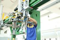 China High Precision Roll Seaming Machine for Dishwasher Tub Assembly 25s Cycle 710mm 630mm for sale