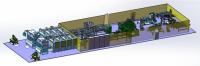 China Household Dishwasher Tub Manufacturing Assembly Line 710mm 630mm Automatic Production Machinery for sale