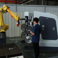 China Fully Automatic Grinding and Polishing Robot, Integrated Robotic Deburring System for Metal Parts Processing for sale