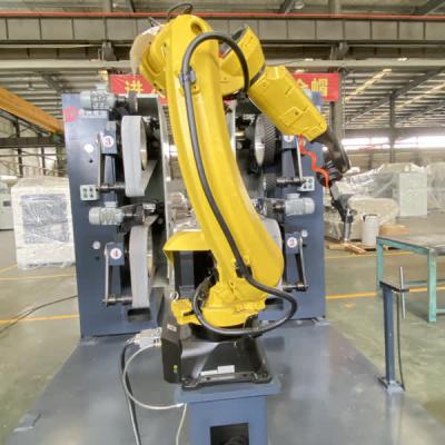 China Polishing Machine With FUNAC Robotic Arm For Buffing Car Bodies , Interior Components for sale