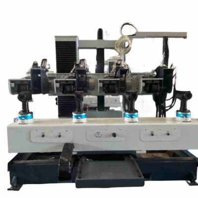 China Two Stations Automatic Polishing Machine In Metal Surfacement Polishing for sale