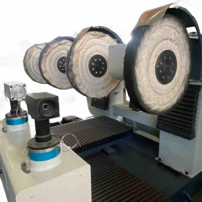 China Two Stations Automatic Polishing Machine For Metal Faucets Surface for sale