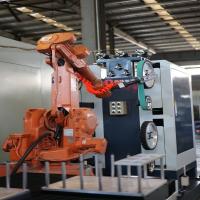 China Robotic Grinding and Polishing Cell for Metal Castings Automatic Deburring and Surface Finishing System for sale