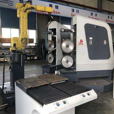 China Automatic Grinding And Polishing Robot Cell For Metal Deburring Cost Effective Industrial Automation Solution for sale