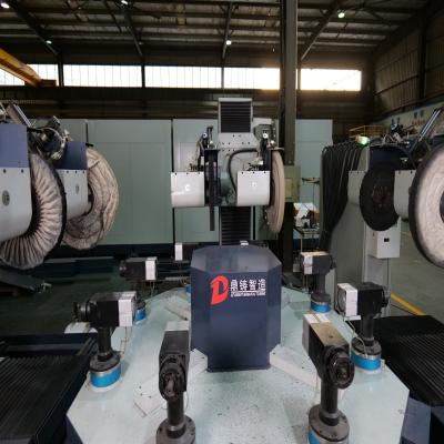 China Polishing Machine For Aluminum Wheels With Automatic Coordinate Compensation And Linear Velocity Compensation for sale