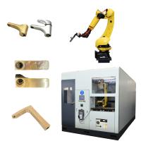 China Automated Robotic Grinding And Polishing System With Multi Brush Configuration For Faucets Metal Castings Automotive Metal Parts for sale