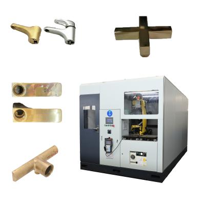 China Auto Robotic Grinding And Polishing System For Metal Handles Meters Castings Surface Finishing Equipment for sale
