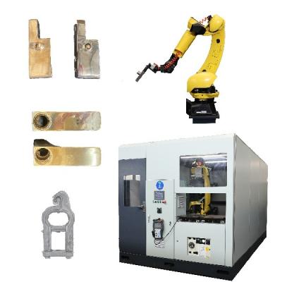 China High Precision Auto Robotic Grinding Polishing System For Metal Handles Castings Surface Finishing Equipment for sale