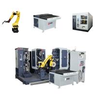 China Fully Automatic Robot Grinding Polishing Machine for Metal Shells Motor Engine Casing for sale
