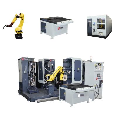 China Fully Automatic Robot Grinding Polishing Machine for Metal Shells Motor Engine Casing for sale