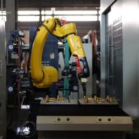 China Fully Automatic Aluminum Alloy Polishing Robot Intelligent Grinding Machine for High Gloss Mirror Surface Finishing for sale
