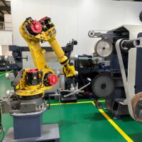 China Heavy Duty Stainless Steel Polishing Machine Solution Metal Castings Finishing Grinding Robotic For Industry for sale