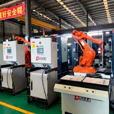 China Automatic Metal Grinding Robotic Brass Alloy Door Handle Polishing Machine For Faucet And Hardware for sale