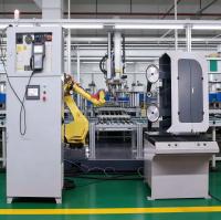China Multi Axis Bathroom Fitting Grinding Robotic Stainless Steel Finishing Polishing Machine For Complex Parts for sale