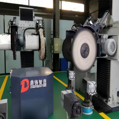 China Automatic Bathroom Faucet 6 Axes Wheel Hub Polishing Machine Sanitary Ware Parts Buffing Equipment For Metal for sale