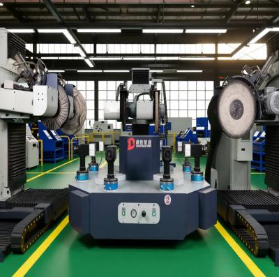 China Full Digital Control Stainless Steel Faucet Metal Surface Polishing Machine For Industrial Use for sale