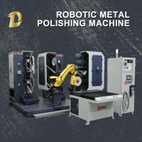 China Fully Automatic Zinc Alloy Polishing Robot Stainless Steel Deburring Finishing Processes Aluminum Wheel Buffing Motor Bearing for sale
