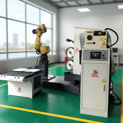 China Aluminum Alloy Surface Metal Parts Finishing Golf Club Polishing Machine Bolts Nuts Deburring Buffing Sand Belt Automatic Motor for sale