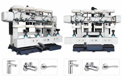 China High Speed 4-Axis Metal Surface Buffing Equipment for Mass Production Polishing for sale